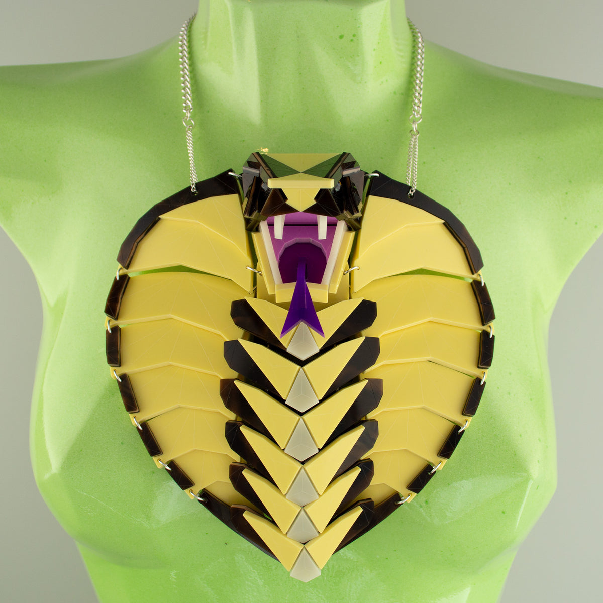 King Cobra Statement Necklace - Cinder Veil – SSTUTTER